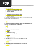 Statistics Test Questions With Answer Key | PDF | Statistics ...