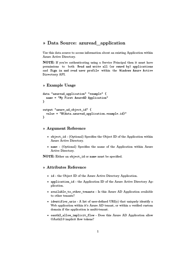 Azure Active Directory | PDF | Active Directory | Web Application