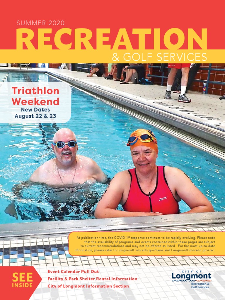 Longmont Recreation Summer 2020 Brochure | PDF | Fee | Debit Card