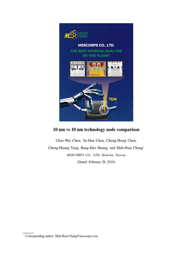 10 NM Technology PDF | Download Free PDF | Semiconductor Device ...