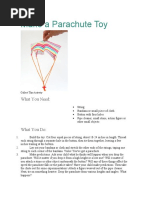 Let's Make A Parachute! | PDF | Parachute | Parachuting