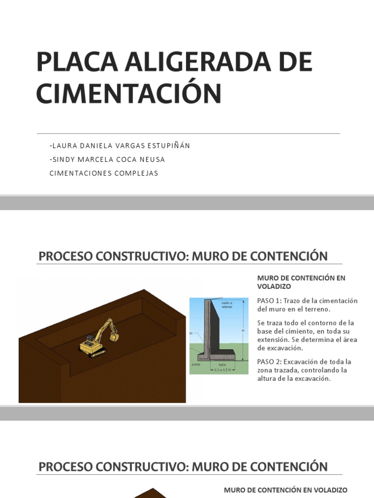 Placa Aligerada de Cimentación | PDF | Hormigón | Fundación (Ingeniería)