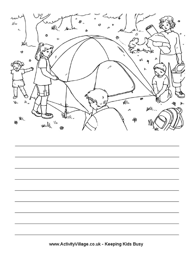 Putting Up The Tent Story Paper PDF | PDF