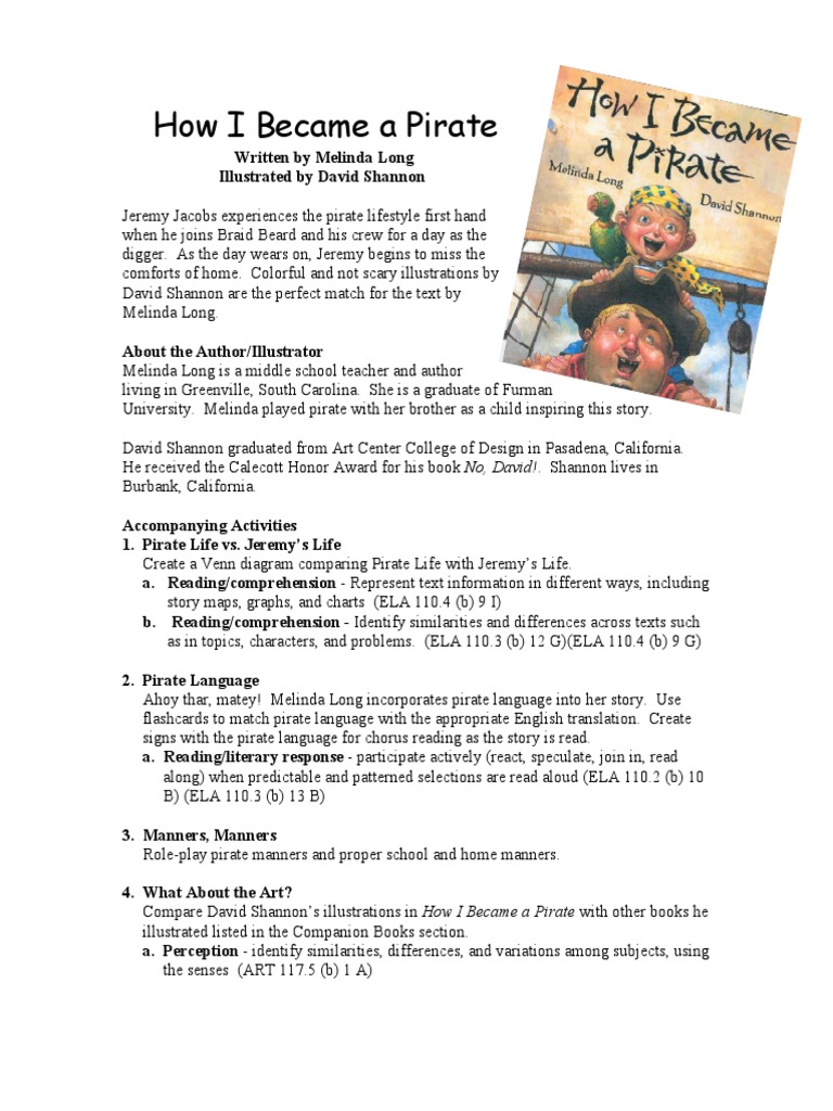 How I Became A Pirate | PDF
