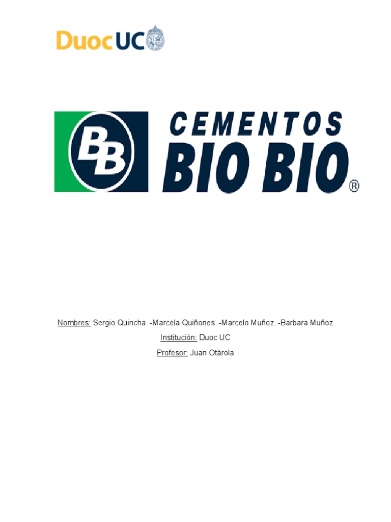 Cementos Bio Bio: Líder en Construcción | PDF | Chile | Economias