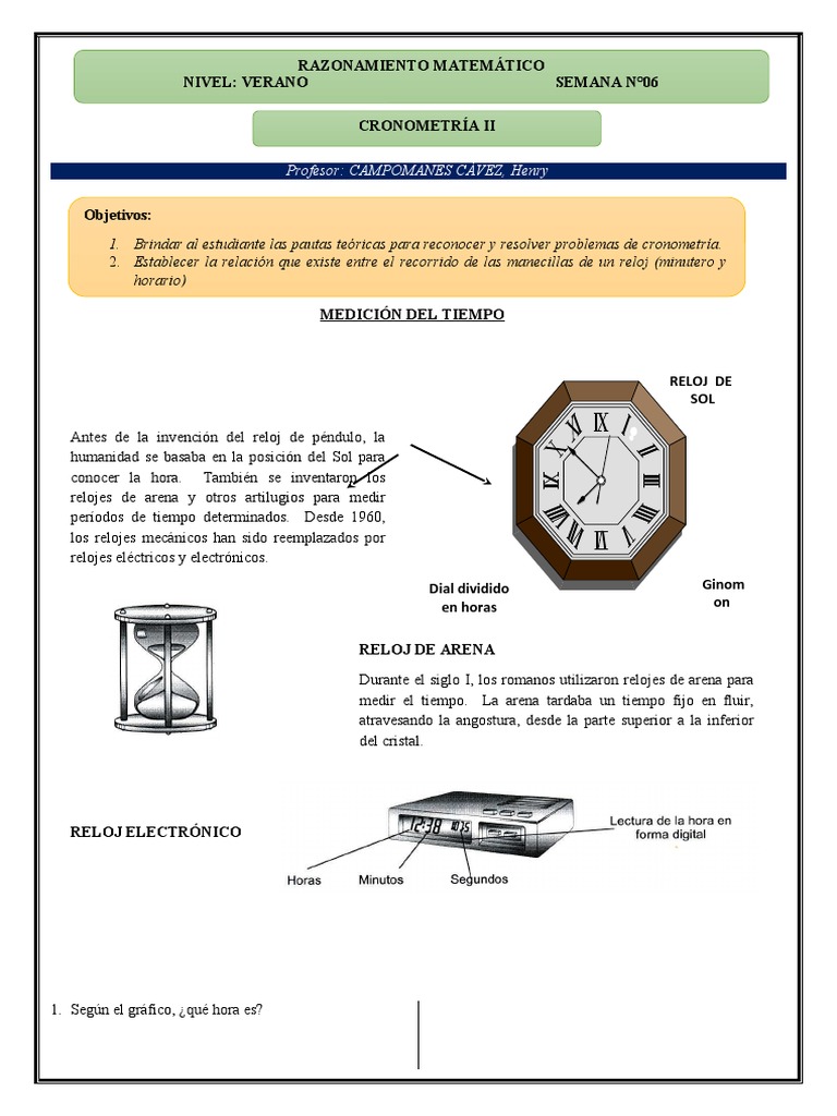 Relojes | PDF | Reloj | Horología