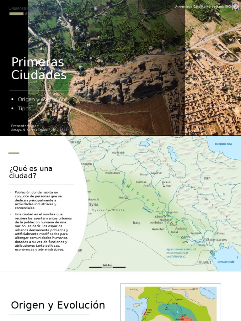 Primeras Ciudades URBANISMO | PDF | Mesopotamia | Babilonia
