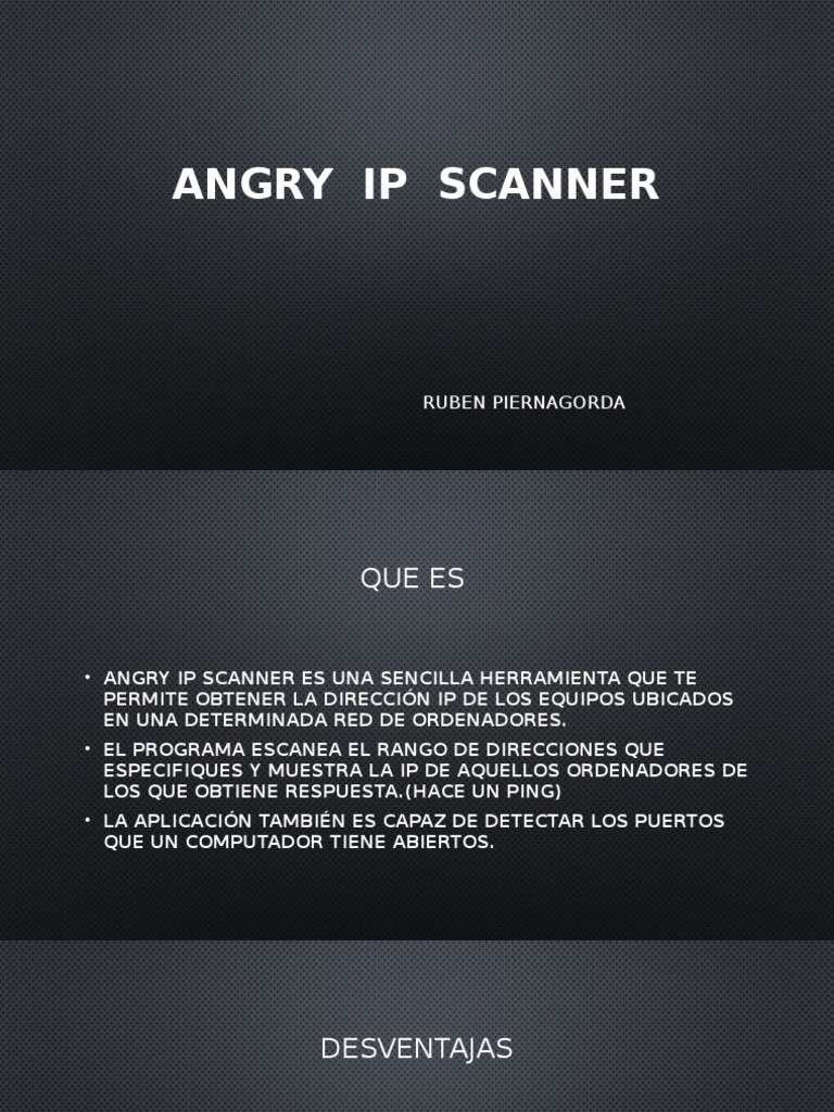 Angry Ip Scanner | PDF | Negocios | Informática