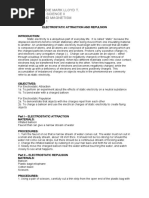 Static Electricity Balloon Experiments | PDF | Science & Mathematics