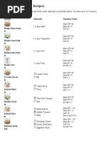 LifeAfter Cooking Recipe Guide | PDF | Dumpling | Beef