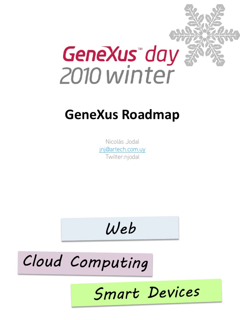 GeneXus Roadmap | PDF