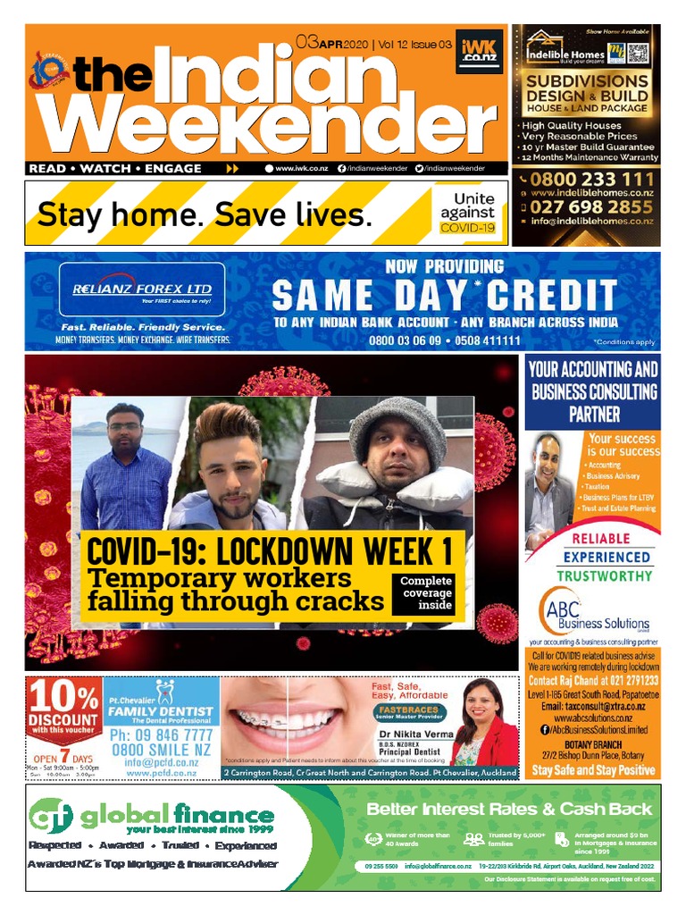 The Indian Weekender, Friday 03 April 2020 - Volume 12 Issue 03 | PDF ...