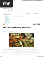 PSMF Diet Guidelines and Sample Menu | PDF | Dill | Salad