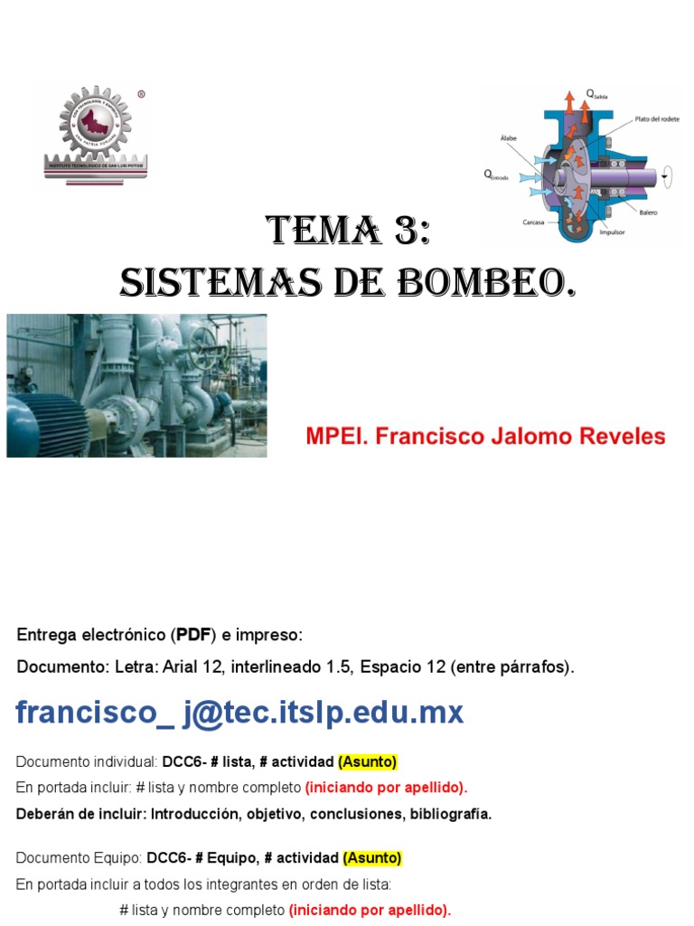 3 Sistemas de Bombeo PDF | PDF | Bomba | Presión