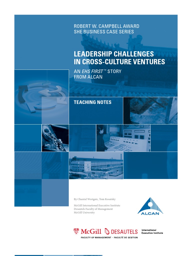 Alcan Business Case Teaching Notes - Robert W. Campbell Award | PDF ...
