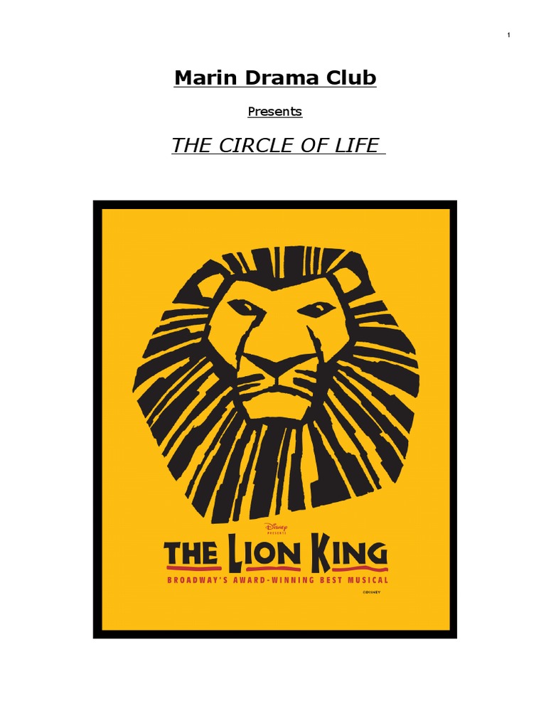 Circle of Life Script | PDF