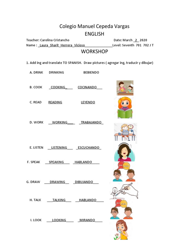 Colegio Manuel Cepeda Vargas English | PDF