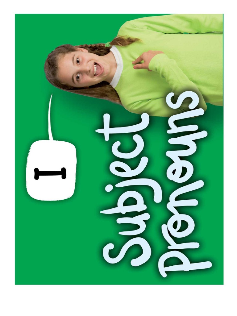 Subject Pronouns Flashcards | PDF