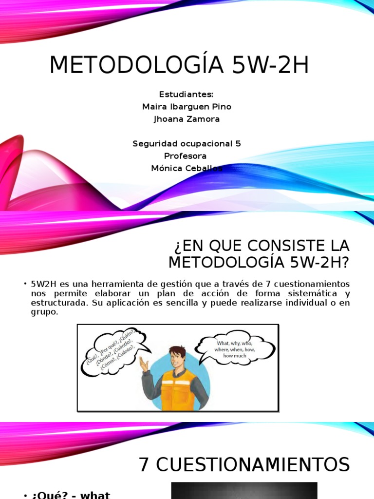 Metodología 5W-2H: Análisis Estructurado | PDF