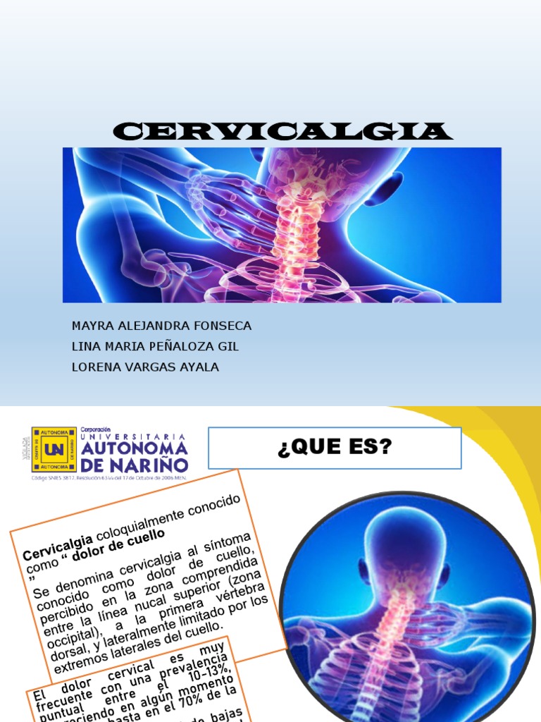 CERVICALGIA | PDF | Osteoartritis | Dolor lumbar