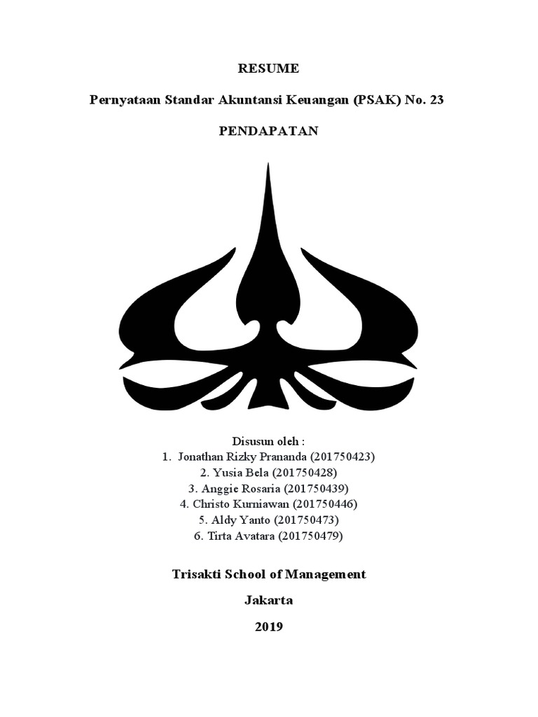 Akuntansi Pendapatan Menurut PSAK 23 | PDF