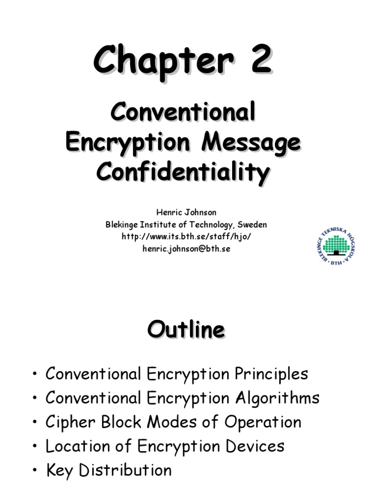 Conventional Encryption Message Confidentiality | PDF | Cryptography | Key (Cryptography)