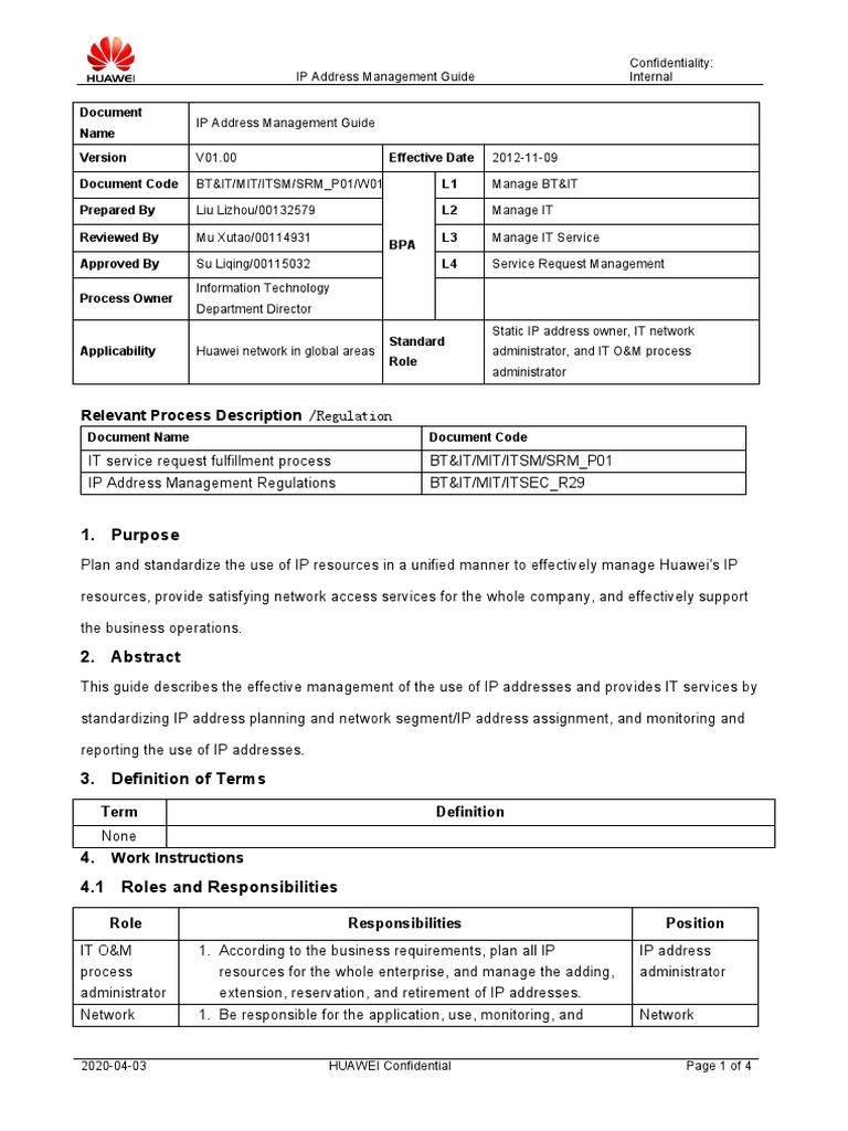 IP Address Management Guide | PDF | Ip Address | Internet Protocols