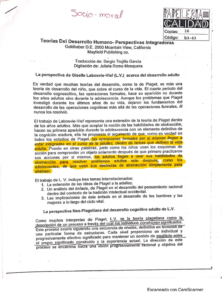 Gilles Labouvie-Vief | PDF