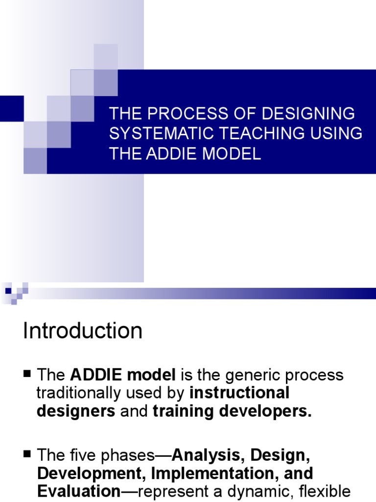 Addie Model PDF | PDF | Pedagogy | Learning