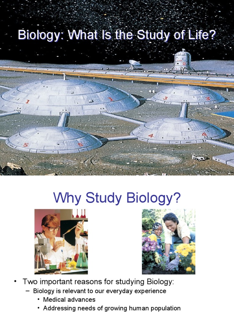 Biology: What Is The Study of Life? | PDF