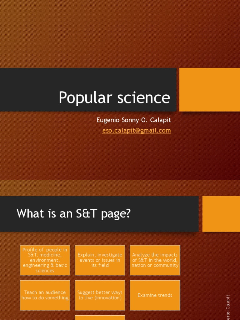 Popular Science PDF | PDF | News | Proofreading