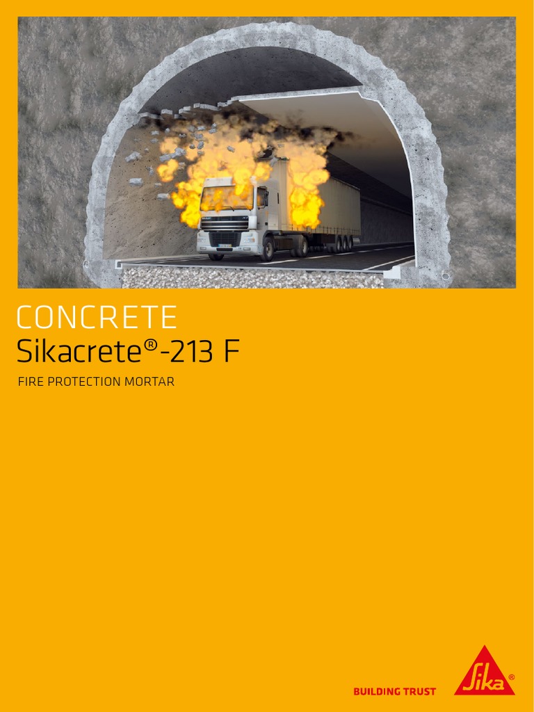 Sikacrete Fire Protection Mortar 201102 | PDF | Reinforced Concrete ...