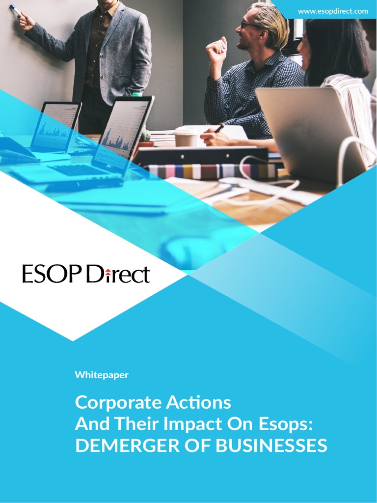 Demerger Effects on ESOPs Explained | PDF | Stocks | Black–Scholes Model