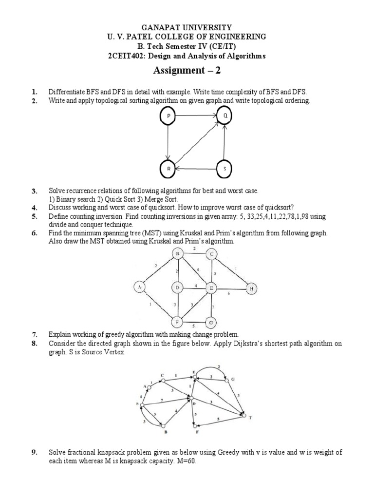 Design and Analysis of Algorithms | PDF | Dynamic Programming | Graph Theory