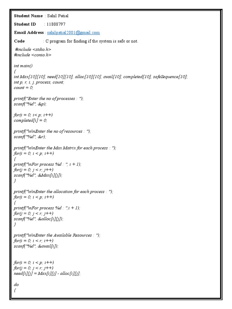 OS Assignement | PDF | Software Engineering | Algorithms And Data Structures