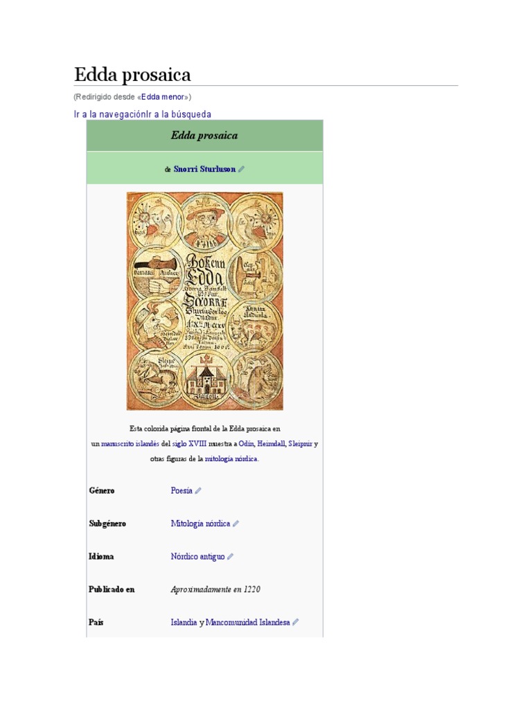 Un manual de poética y mitología nórdica: La Edda prosaica de Snorri ...