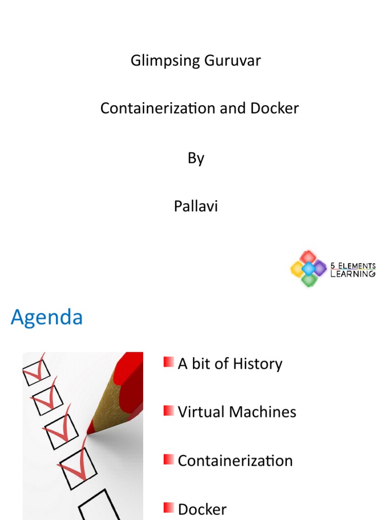 Glimpsing Guruvar 2 - Introduction To Containerization and Docker | PDF ...