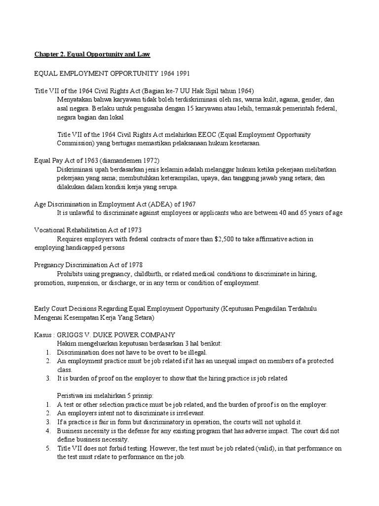 Gary Dessler - HRM Summary C 2 ENG | PDF | Disparate Impact | Sexual Harassment