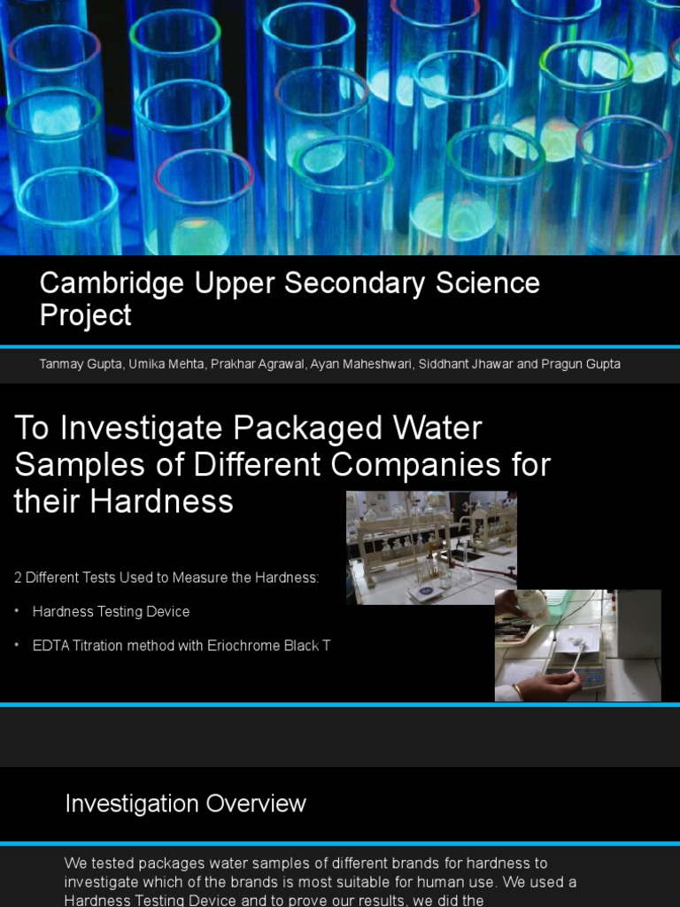 Cambridge Upper Secondary Science Project | PDF | Experiment ...