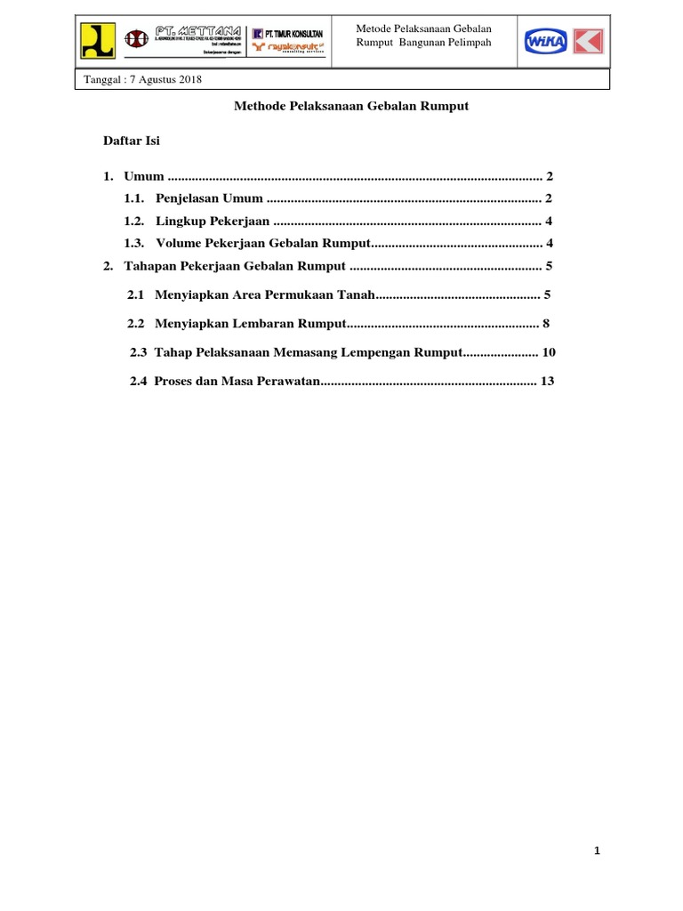 Metode Gebalan Rumput | PDF