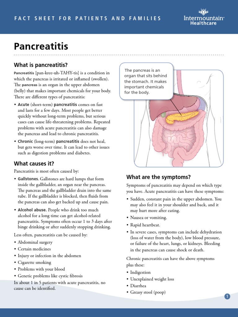 What Is Pancreatitis? | PDF | Pancreas | Gastroenterology