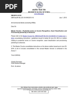 RBI Prudential Norms on Income Recognition | PDF | Banks | Mark To ...