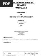 UNIT PLAN PIPRAMS 4th Year Bsc. Nursing | PDF | Statistics | Pelvis