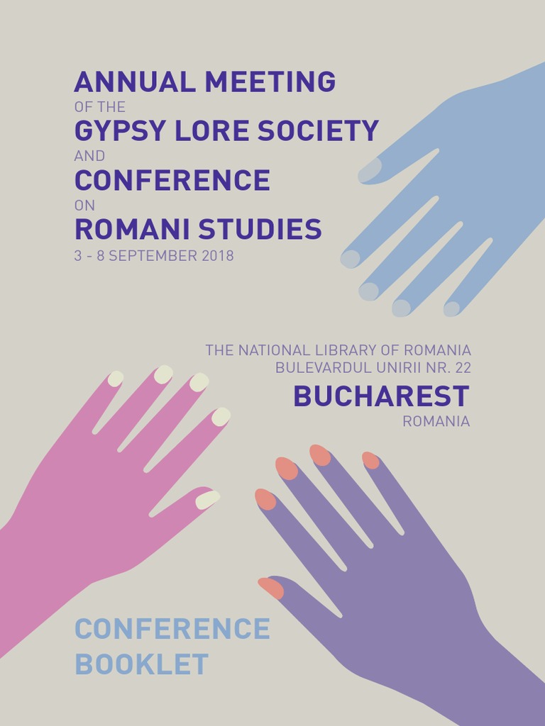 2018 Annual Meeting of The Gypsy Lore So PDF | PDF | Romani People ...