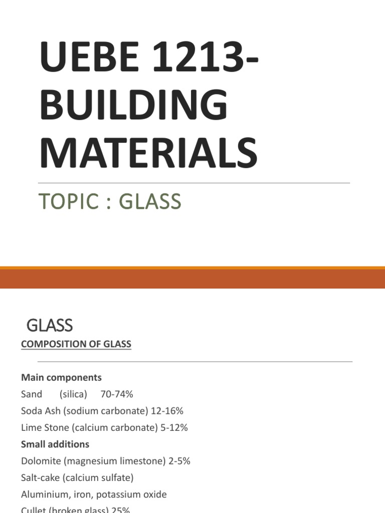 Glass 2018 PDF | PDF | Glasses | Glass Applications