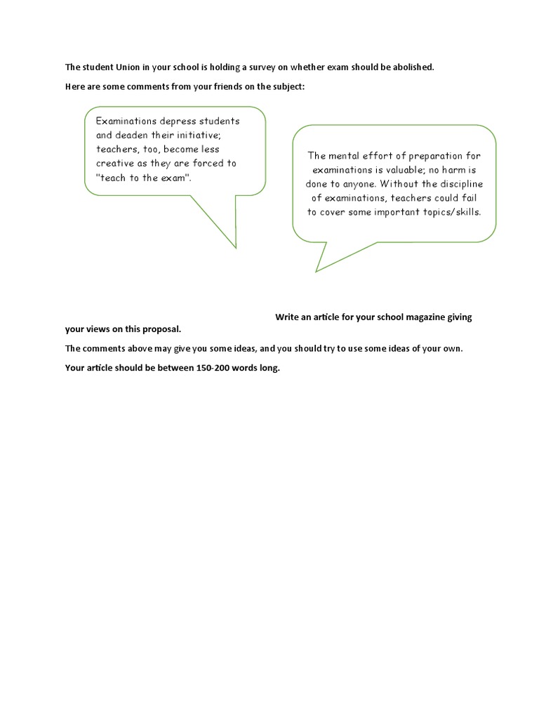 Article Exam Should Be Abolished | PDF