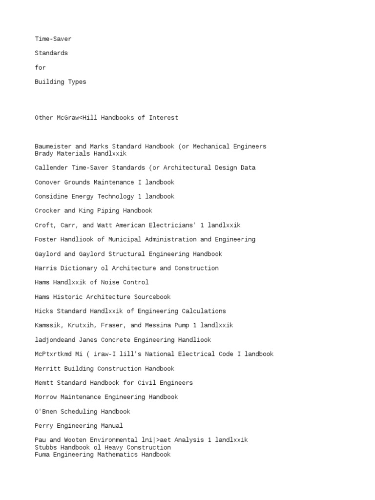 Time-Saver Standards For Building Types - Djvu | PDF | Chair | Schools