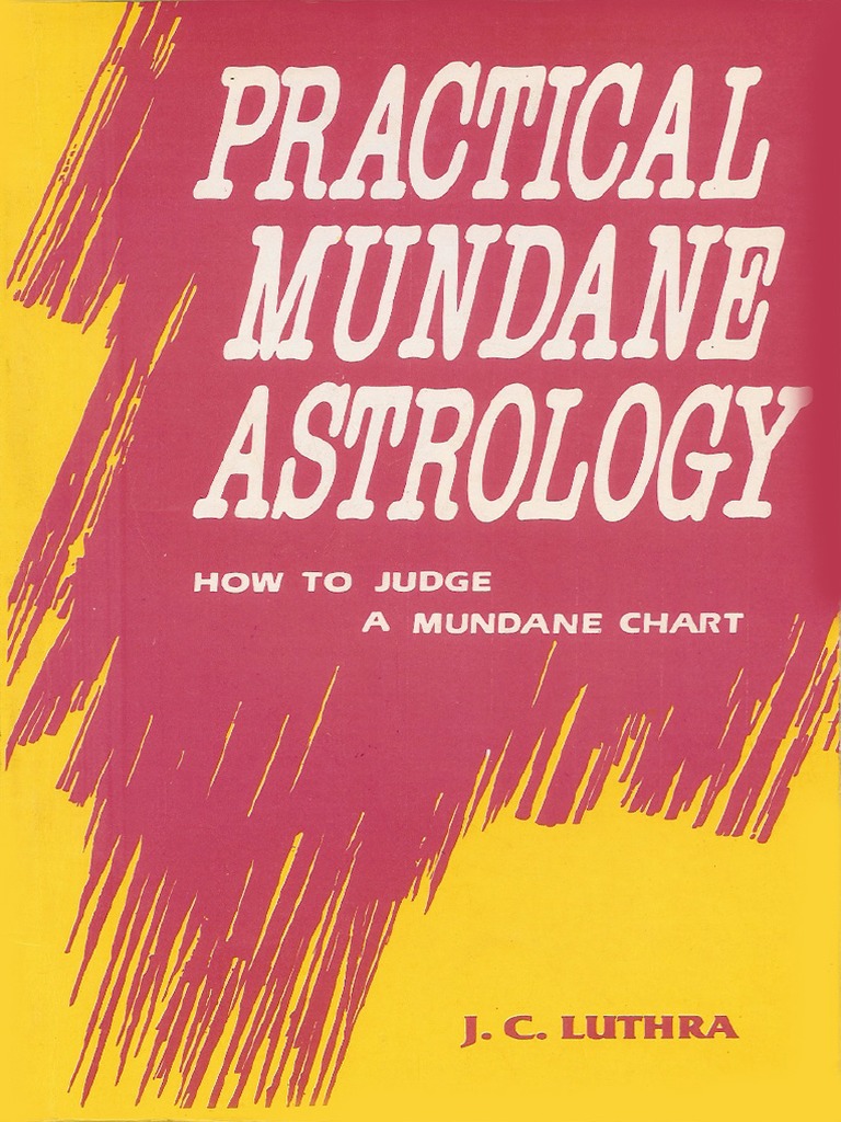 Practical Mundane Astrology PDF | PDF