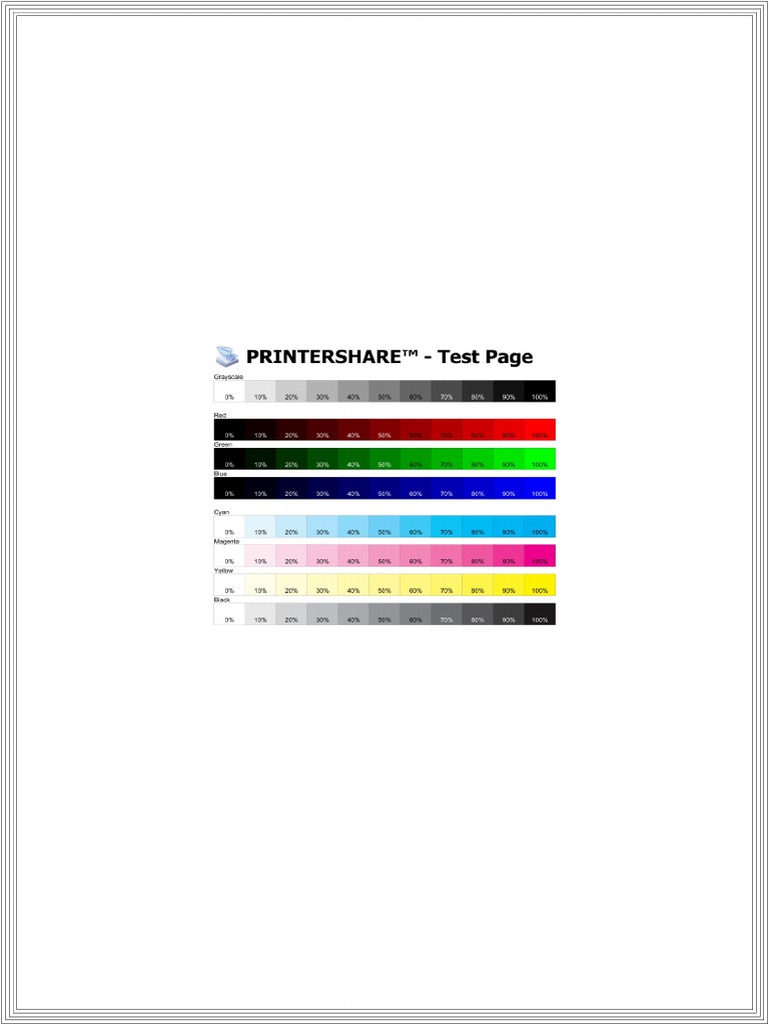 Tes Warna Tinta Printer Untuk Ngeprint PDF | PDF