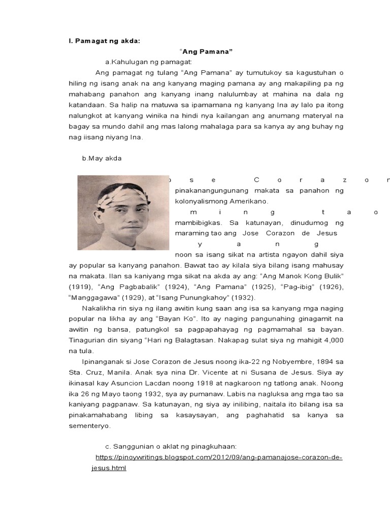 Ang PAMANA Final Draft | PDF